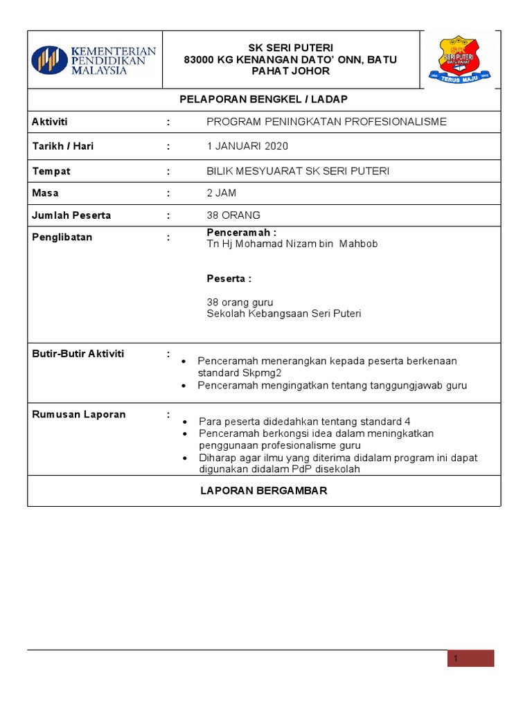 Format Laporan LADAP | PDF