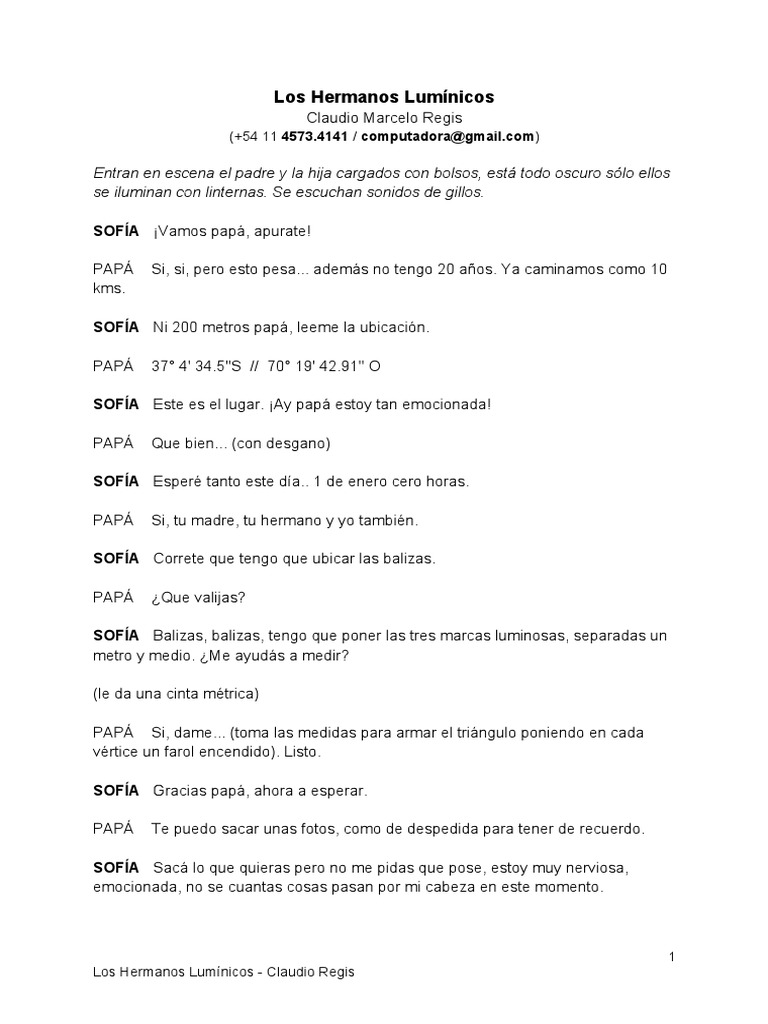 Los Hermanos Lumínicos (Claudio Marcelo Regis) | PDF | Science ...