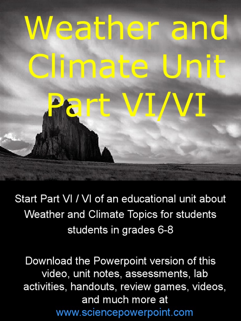 Biomes - Weather and Climate Unit Part Vi/VI For Educators - Download ...