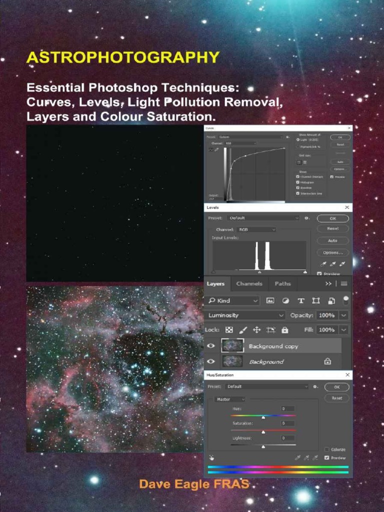 Astrophotography - Dave Eagle | PDF | Pixel | Adobe Photoshop