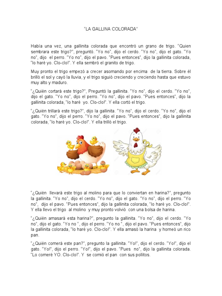 La Gallina Colorada | PDF