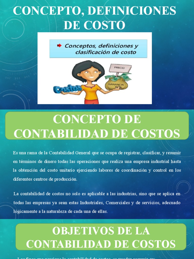 Concepto de Costos | PDF | Costo | Contabilidad de costos