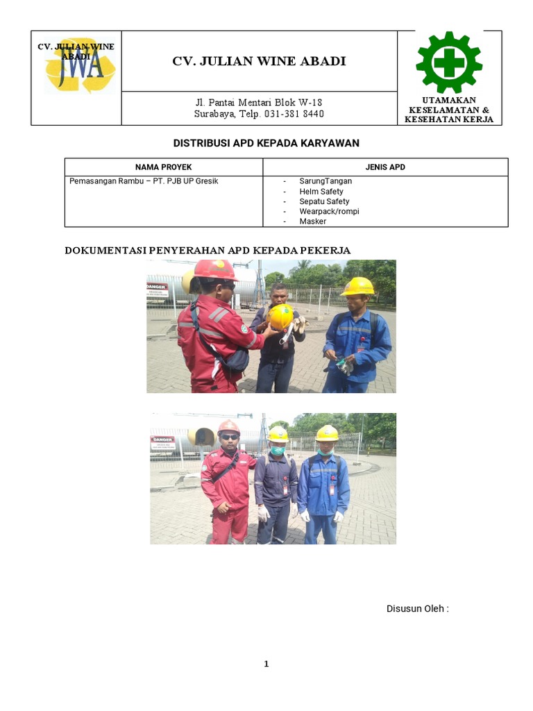 Distribusi APD | PDF