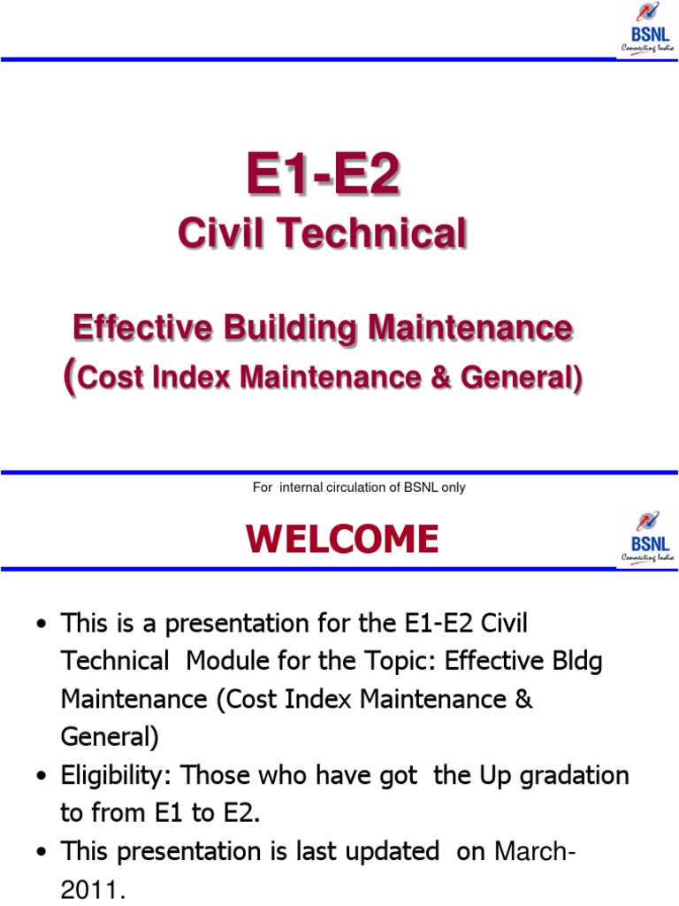 Effective Building Maintenance | PDF | Sink | Building Materials