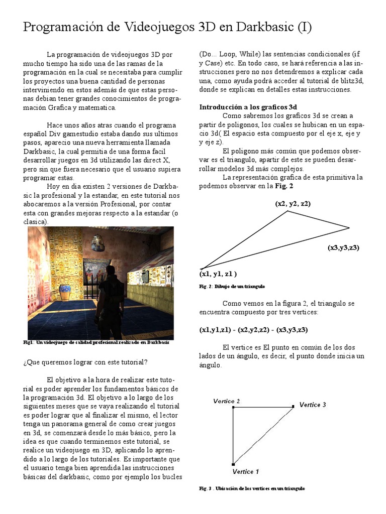 3d Tutorial Darkbasic PDF | PDF | Sistema de coordenadas Cartesianas ...