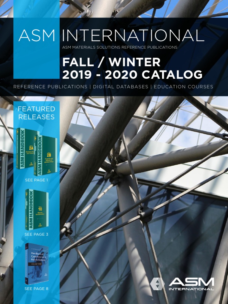 Asm International: Fall / Winter 2019 - 2020 CATALOG | PDF | Heat ...