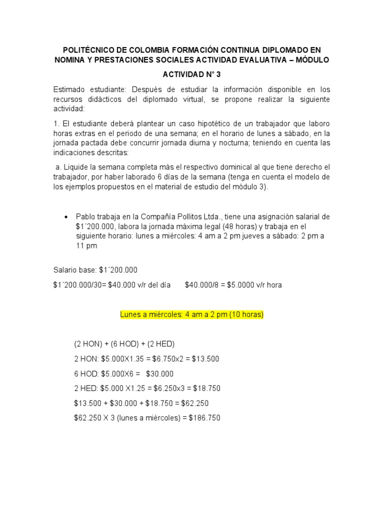 Actividad 1 Modulo 3 | PDF
