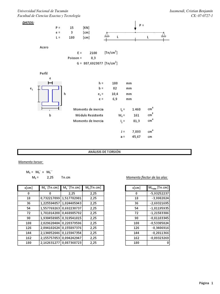 Torsión Con Alabeo | PDF | Mecanica clasica | Ingeniería mecánica