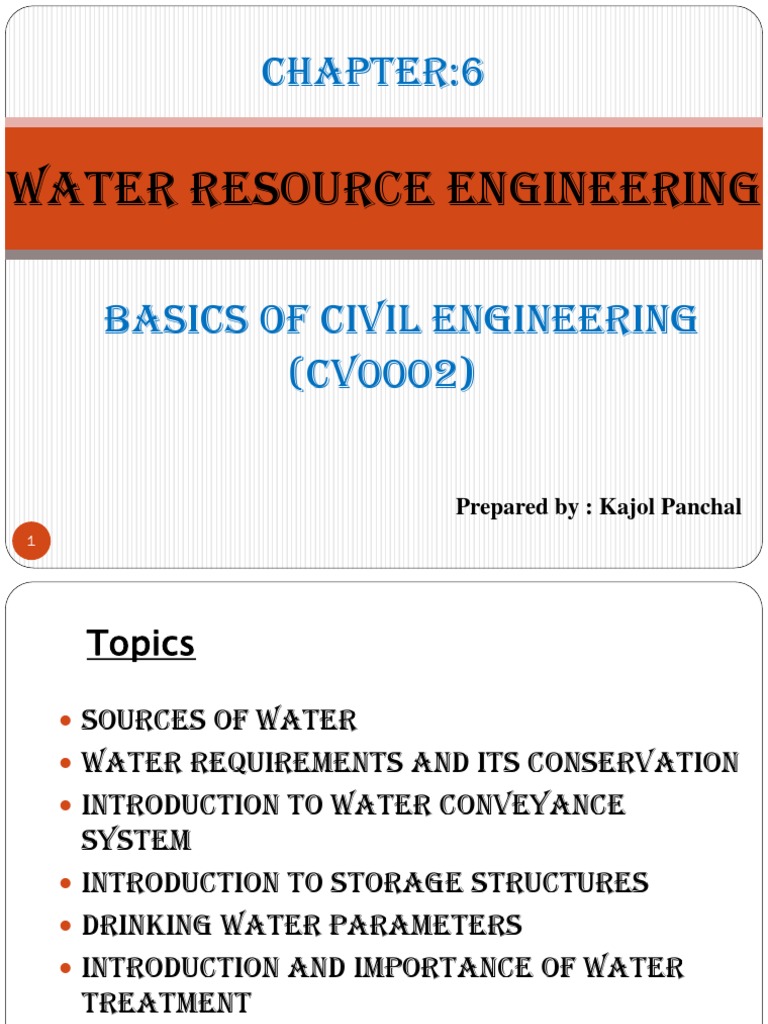 Water Resource Engineering | PDF | Groundwater | Dam