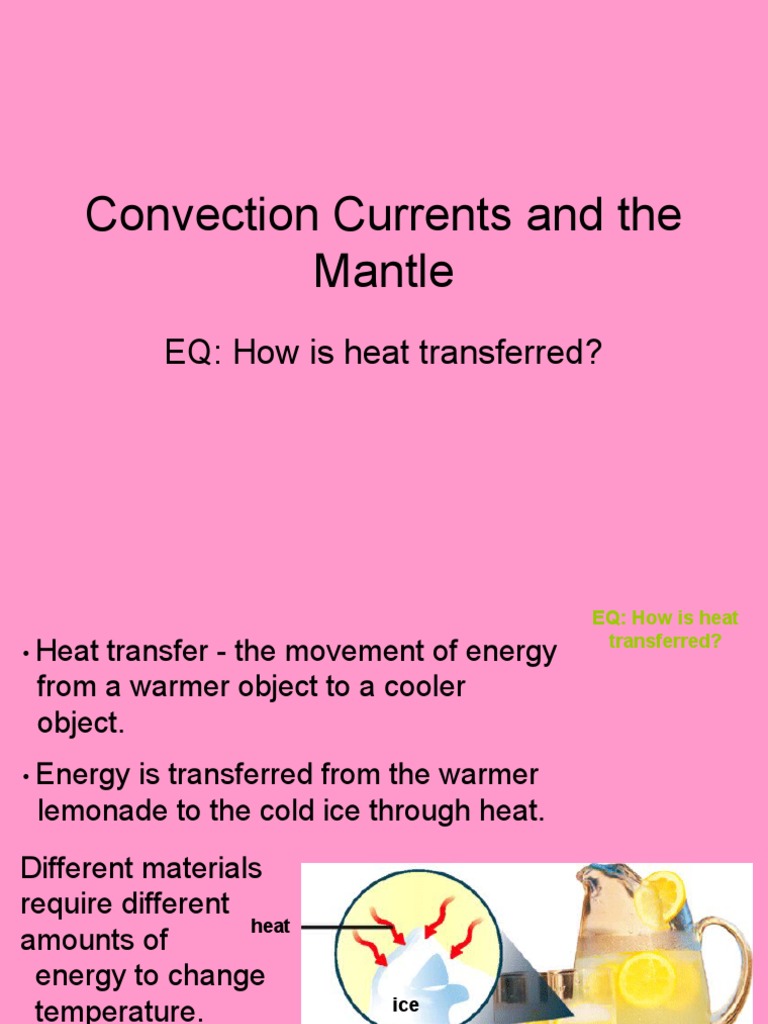 1 2 Convection Currents and The Mantle | PDF