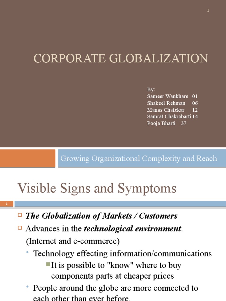 Corporate Globalization | PDF | Globalization | Economic Globalization
