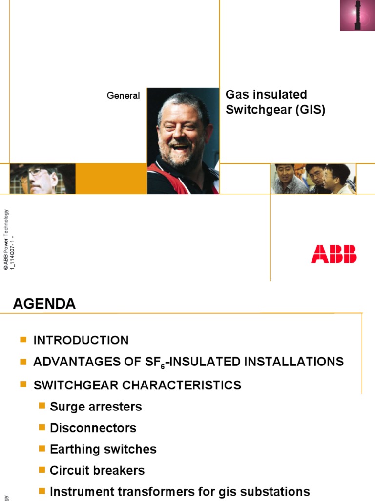 Gas Insulated Switchgear (GIS) : General | PDF | Electrical Substation ...