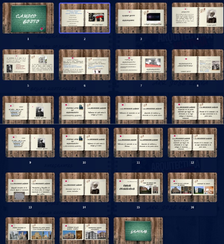 Camilo Boito PDF | PDF