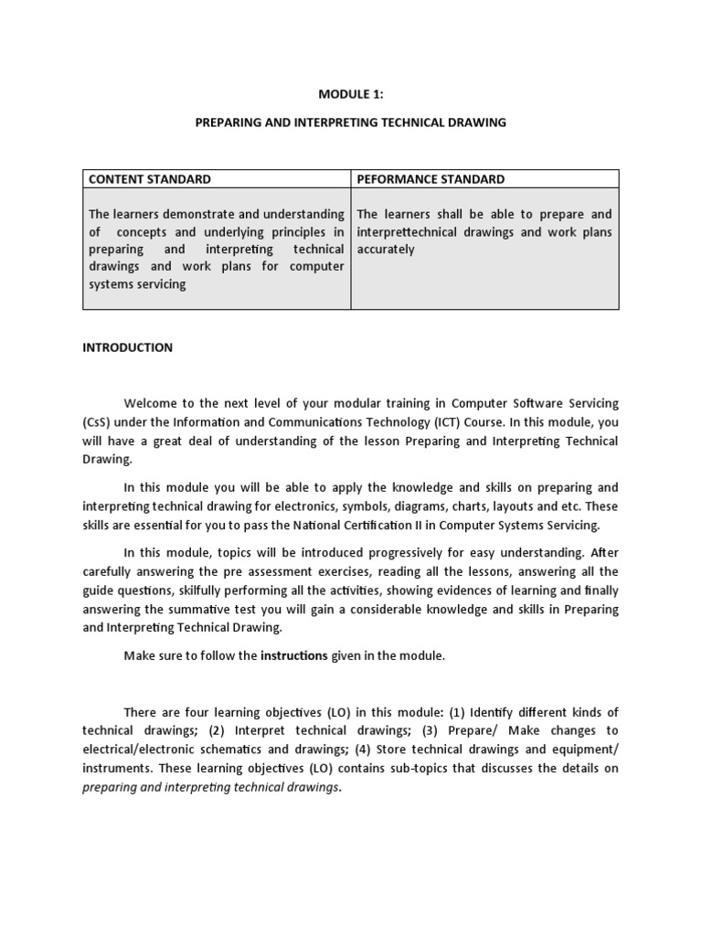Preparing and Interpreting Technical Drawings | PDF | Computers
