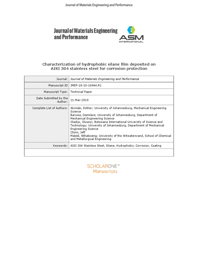 System appendPDF Proof Hi PDF | PDF | Corrosion | Atomic Force Microscopy