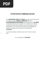 Attestation de Titularisation Employé | PDF