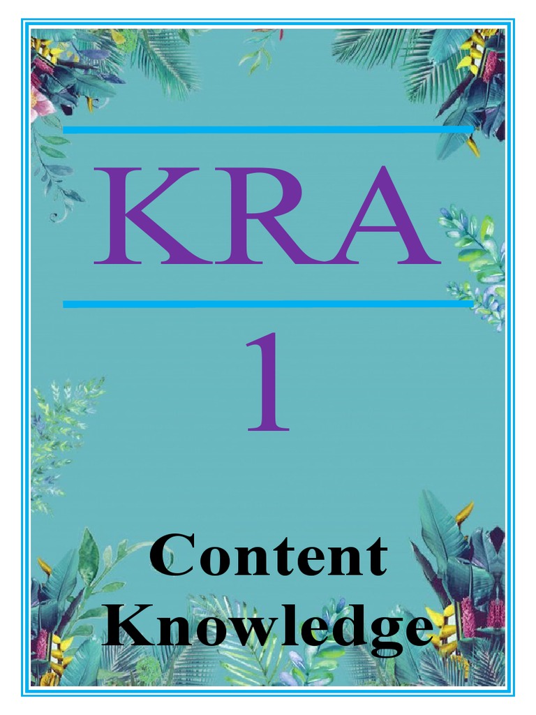 Kra 1 | PDF | Educational Assessment | Literacy