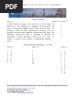 17 Modelli Di Test CILS Italiano C1 (Dicembre 2004) | PDF