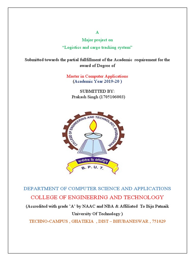 Prakash Major Project Report | PDF | Php | Html