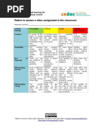 Rubrics For Reporting | PDF | Learning | Communication