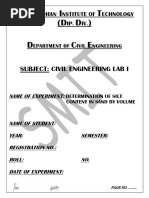 Silt Content Test for Fine Aggregates | PDF | Concrete | Building ...