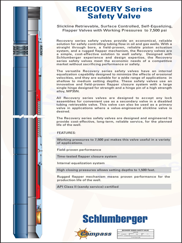 Slickline Retrievable, Surface Controlled, Self-Equalizing, Flapper ...