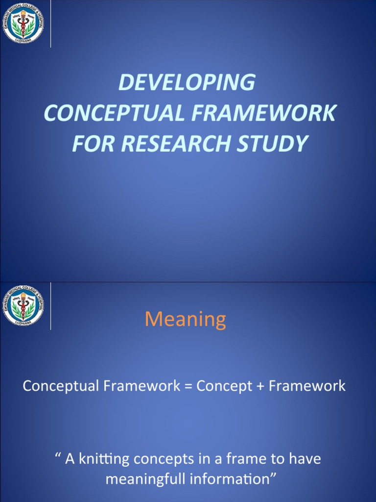 Developing Conceptual Framework For Research Study | PDF | Concept ...