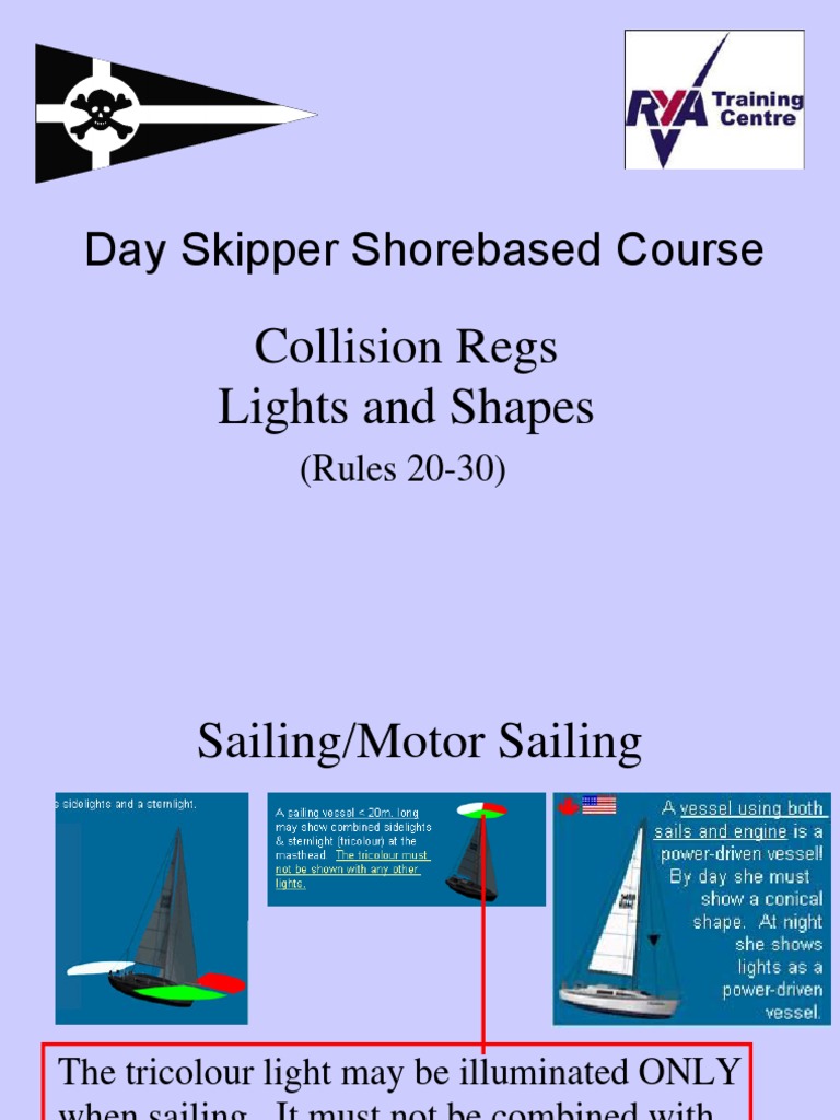 Colregs Lightsshapes-Lesson PDF | PDF