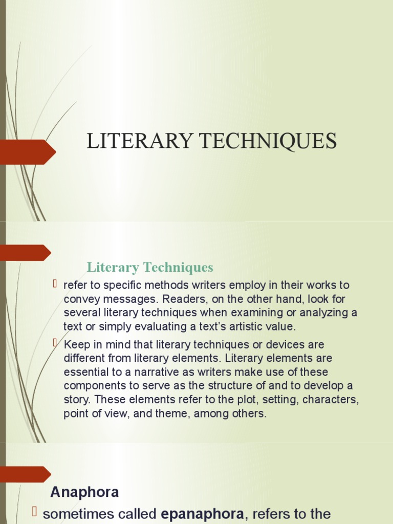 Literary Technique | PDF | Don Quixote | Narration