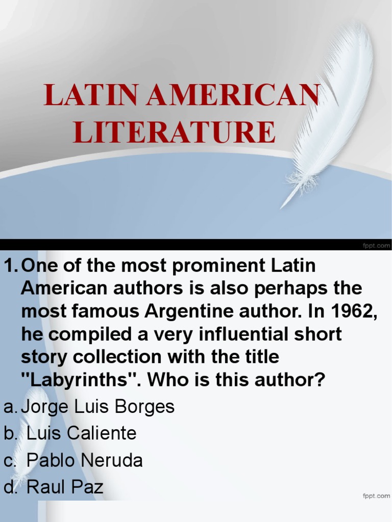 Latin American Literature | PDF | Latin American Literature | Latin America