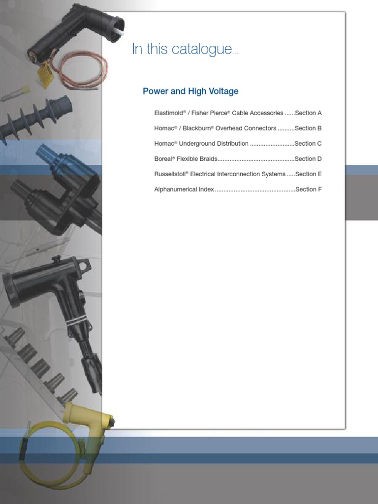 A Elastimold E | PDF | Electrical Connector | Electric Power