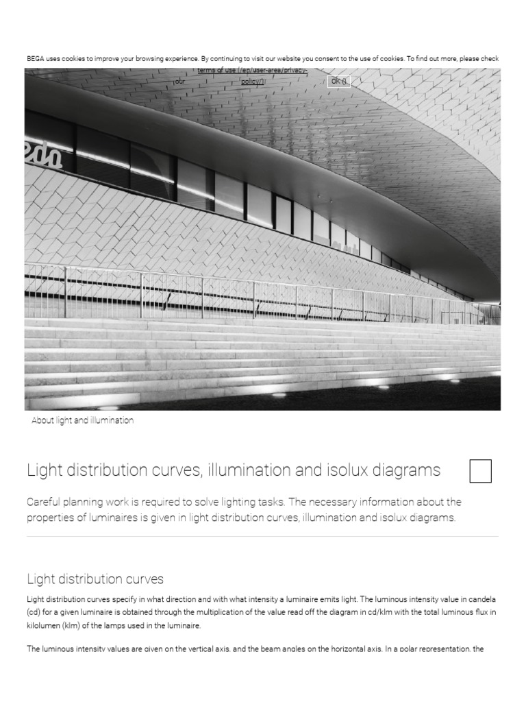Light Distribution Curves, Illumination and Isolux Diagrams | PDF ...