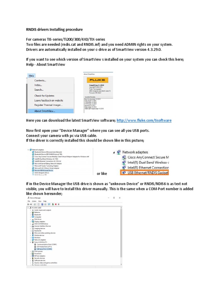 RNDIS Installing Procedure English | PDF