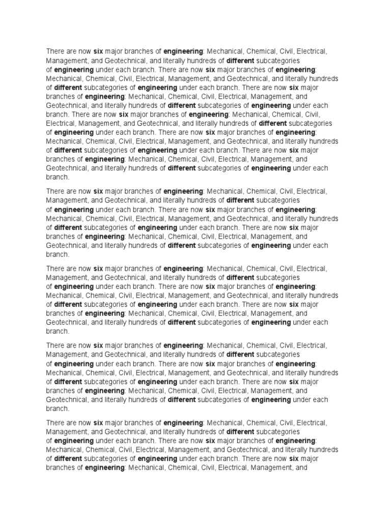 6 Types of Engineers | PDF | Geotechnical Engineering | Engineering