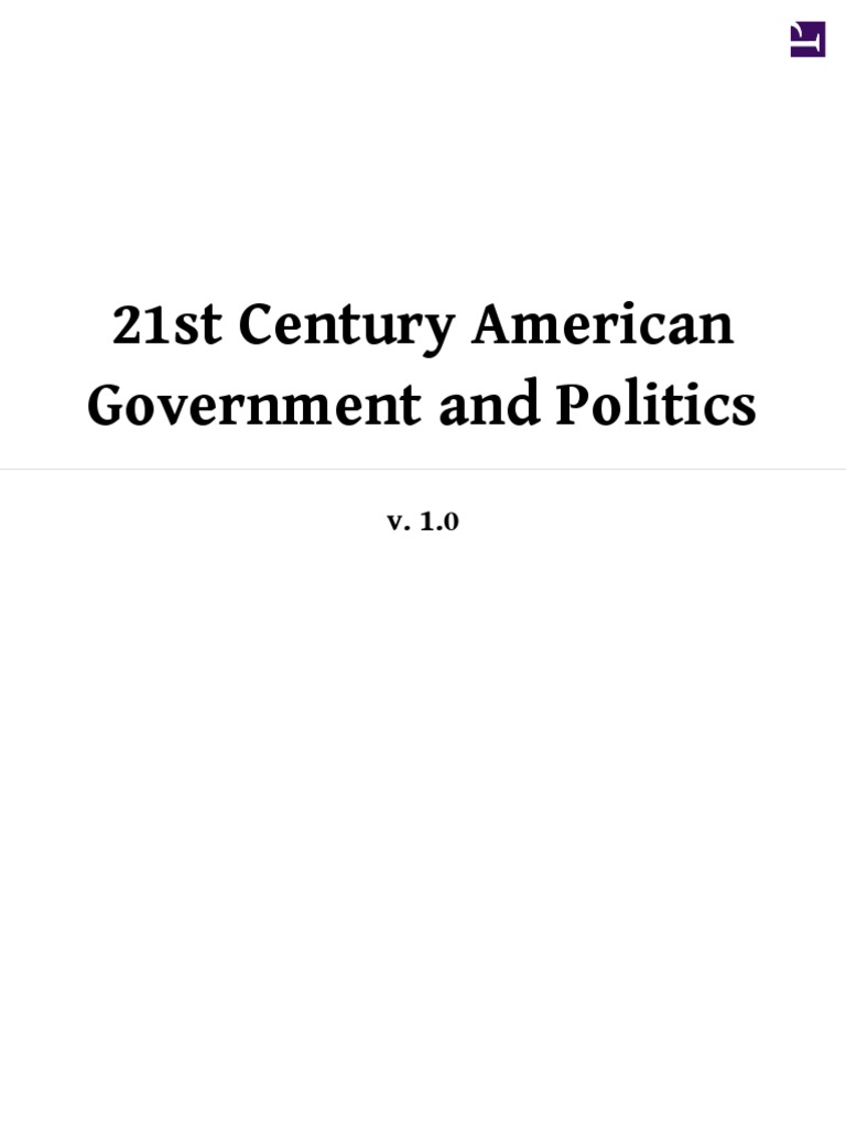 21st Century American Government and Politics PDF | PDF | United States ...