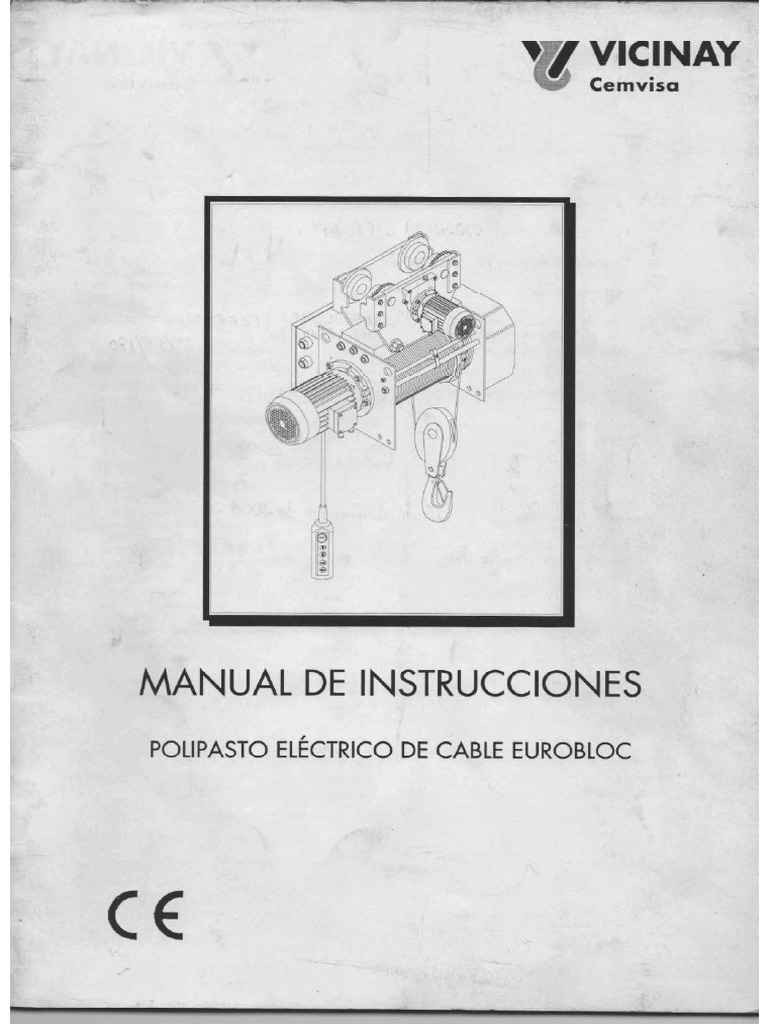 Manual Vicinay Eurobloc PDF | PDF