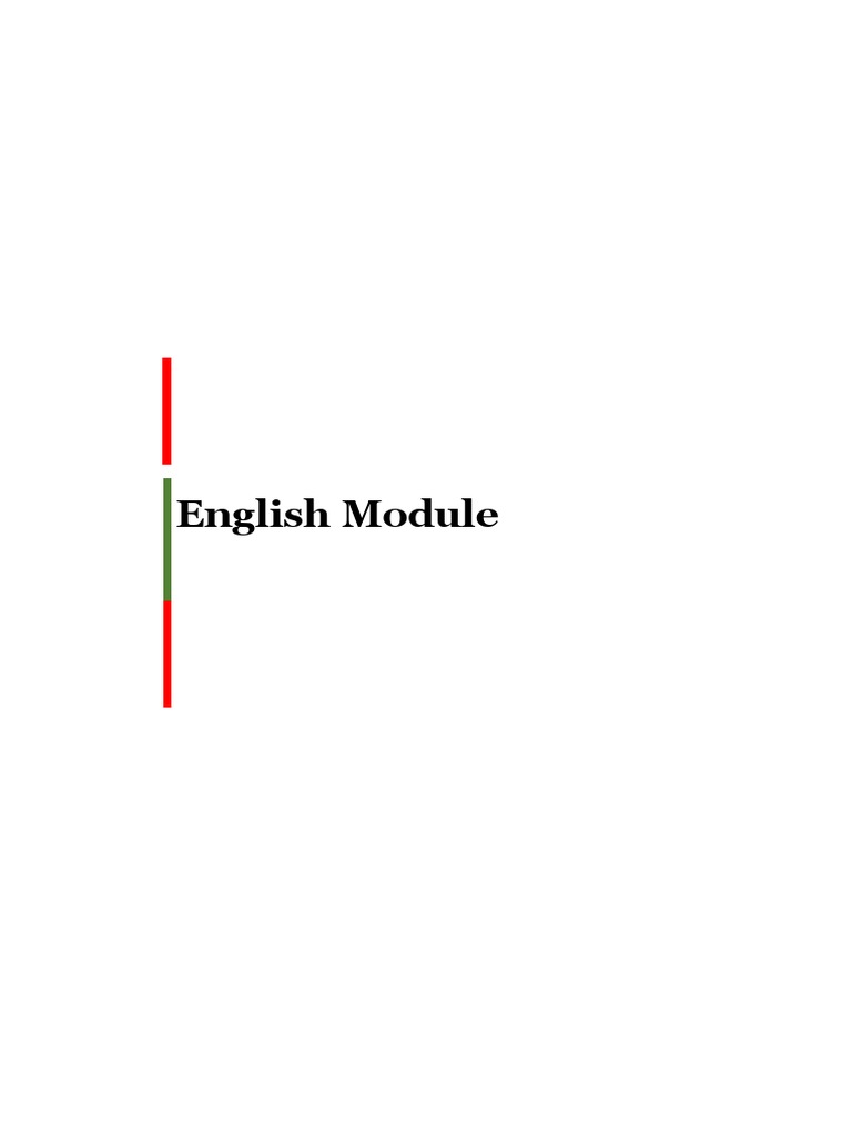Modulo Ingles PDF | PDF | English Language | Question