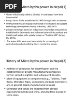 Chambamontera Micro Hydro Scheme Benefits | PDF | Hydroelectricity ...