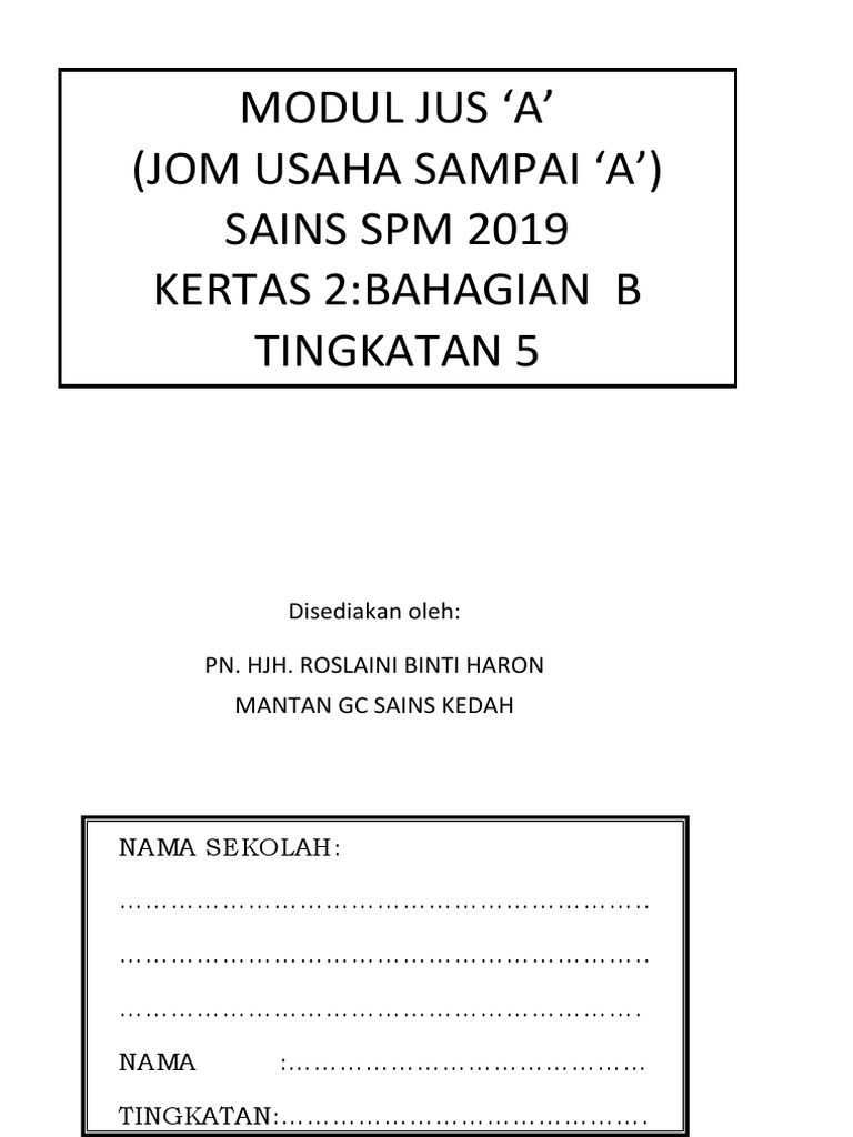 Modul Sains PDF | PDF