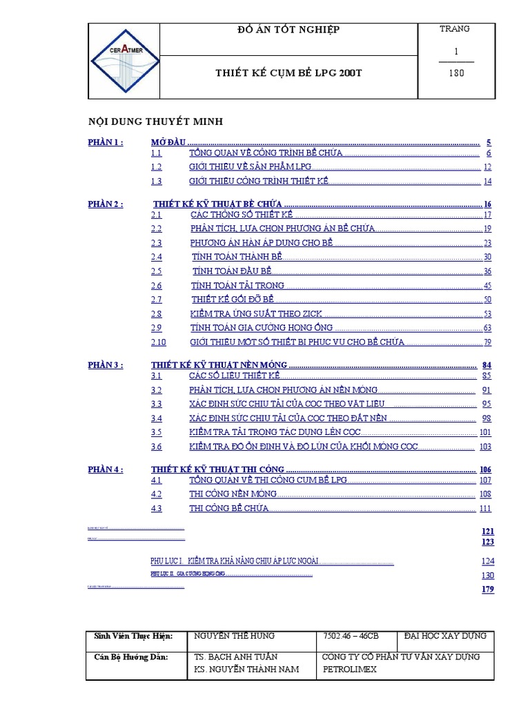 (123doc) - Do-An-Tot-Nghiep-Thiet-Ke-Cum-Be-Lpg-200t | PDF