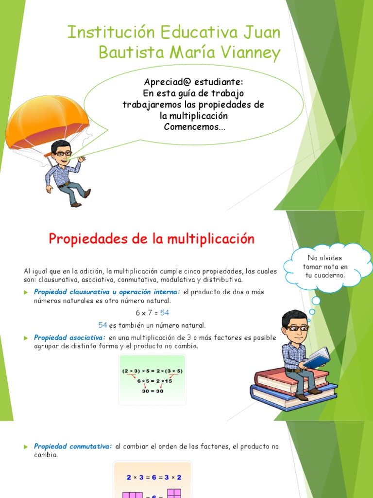 Propiedades de La Multiplicación | PDF | Multiplicación | Número natural