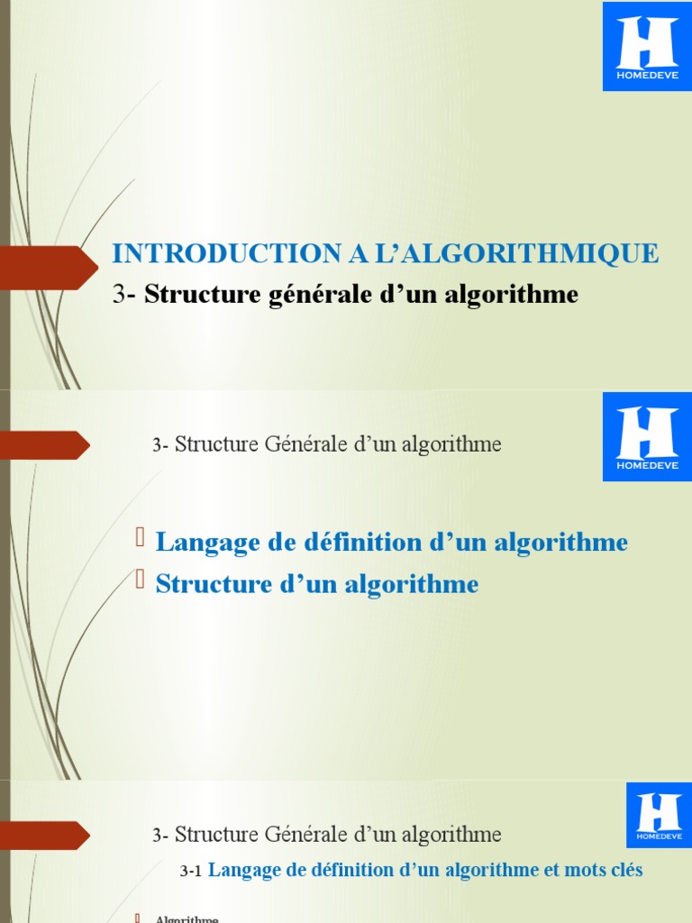 Introduction à l'Algorithmique | PDF