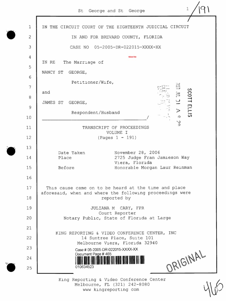 Transcript of Proceedings 1 | PDF