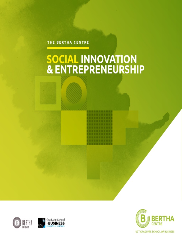 Social: Innovation & Entrepreneurship | PDF | Entrepreneurship | Social ...