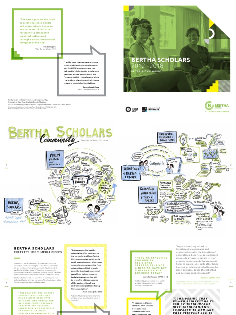 Bertha Scholars: Ella Scheepers | PDF | Economies | Business