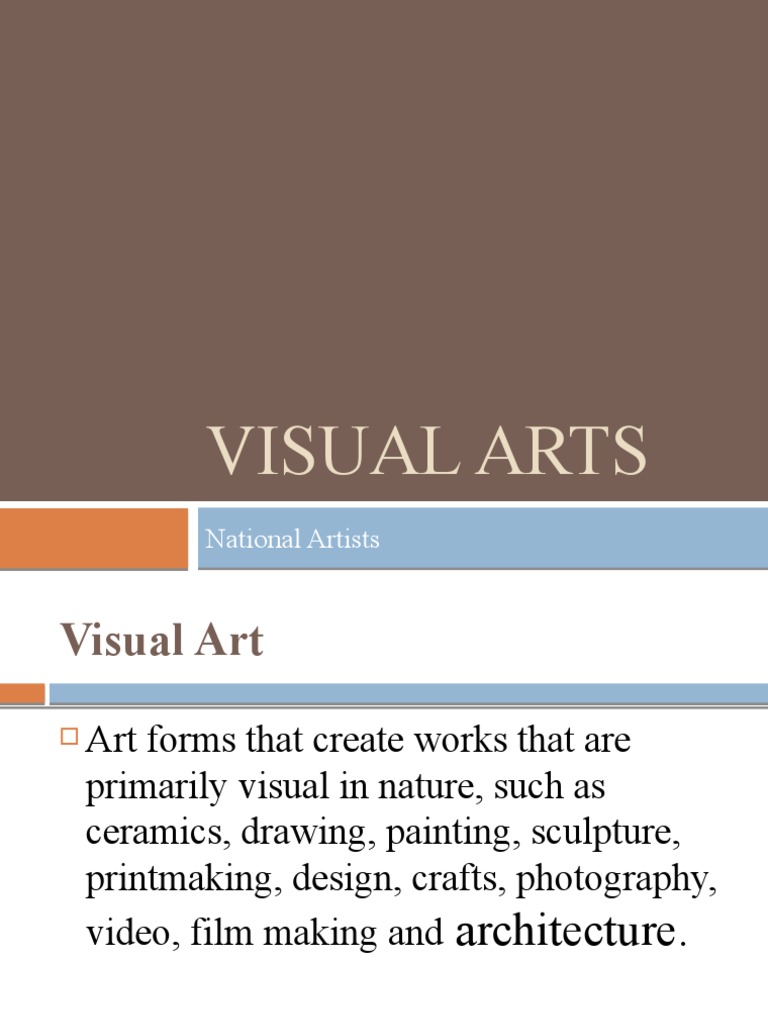 Visual Arts National Artists | PDF | Paintings | Art Media