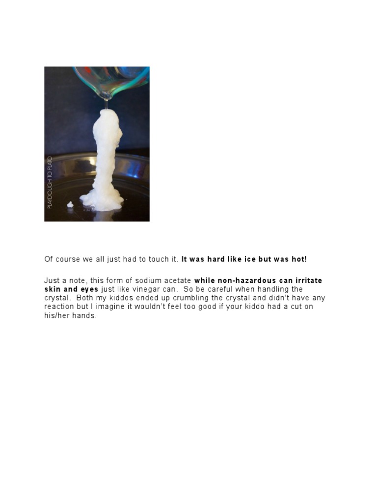 The Science Behind Hot Ice 5 | PDF