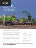 Hydra Rig HR 680 Coiled Tubing Injector Data Sheet | PDF