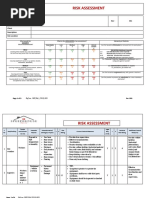 Example Football Risk Assessment | PDF | First Aid | Risk Assessment
