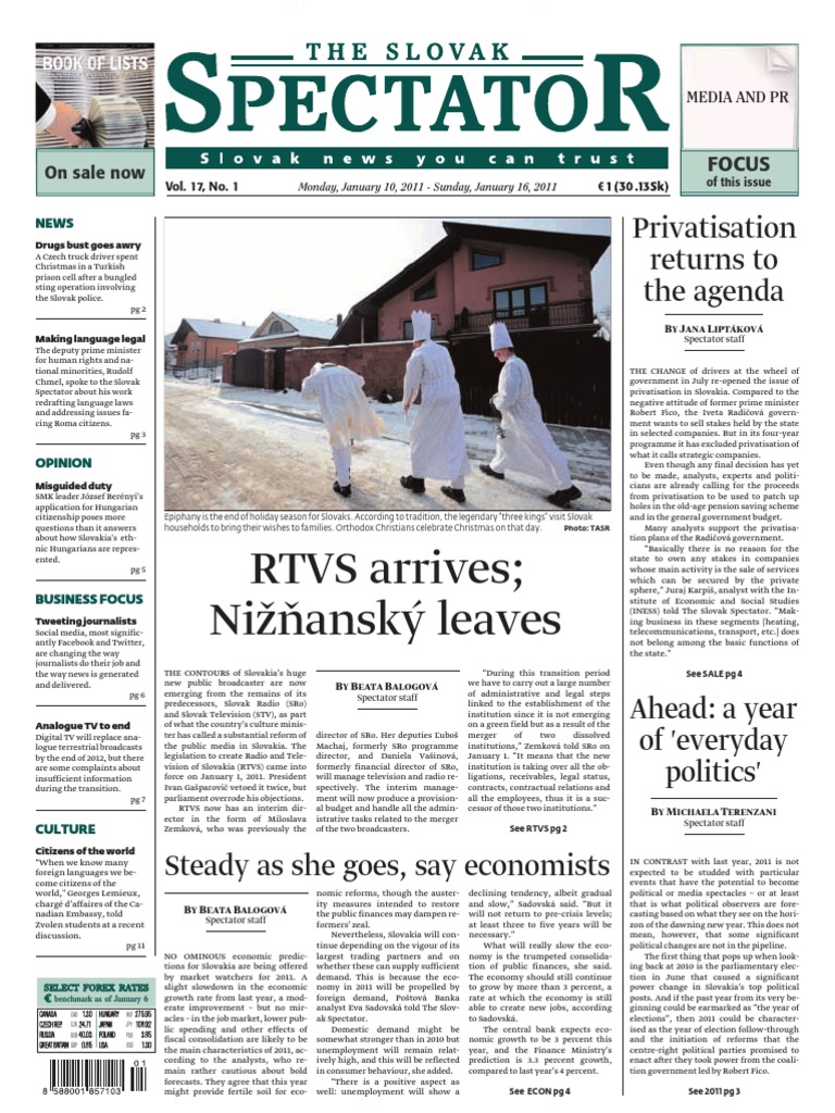 Slovak Spectator 1701 | Download Free PDF | Slovakia | Hungary